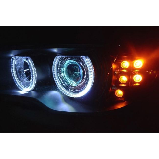 bmw e46 black headlights