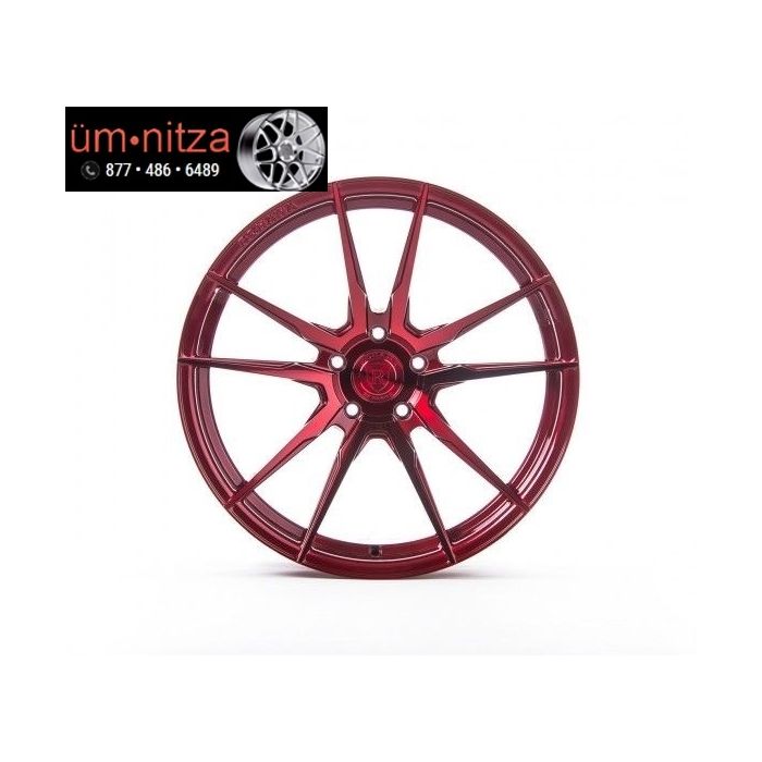 20x9/20x11 Rohana RF1 5x120 +35/42 Red Wheels (Set of 4)