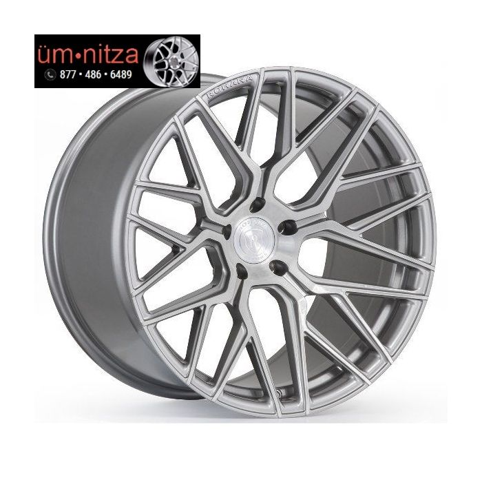 20x11 Rohana RFX10 5x120 +33 Brushed Titanium (Deep) Wheels New Set (4)