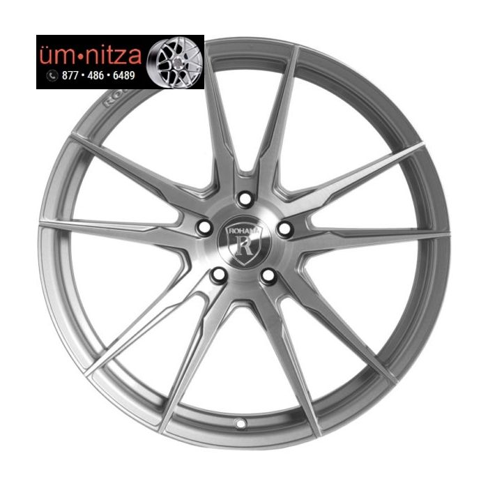Rohana RF2 20x9 5x112 et25 Brushed Titanium Wheels Rims (set of 4)