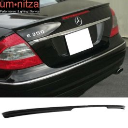 Fits 03-09 Benz E-Class W211 Sedan AMG Trunk Spoiler Painted Obsidian ...