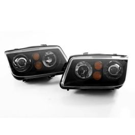99-05 VW JETTA MK4 OEM HID REPLICA ECODE BLACK PROJECTOR HEADLIGHTS ...
