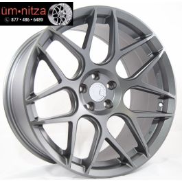 18X9 AodHan LS002 5X100 ET30 Matte Gun Metal Wheels (Set of 4)