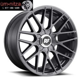 18x8.5 Rotiform RSE R141 5x112/120 +35 Matte GunMetal Wheels (Set of 4)