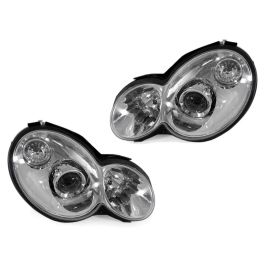 2002-2005 Mercedes C Class W203 2D Coupe DEPO Projector Headlight With ...