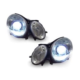 2007-2009 Mercedes E Class W211 Halogen Model DEPO Projector Headlight ...