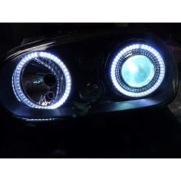 GOLF IV/R32 ProjectorMK4 VW Headlights Orion V2 LED Angel Eyes